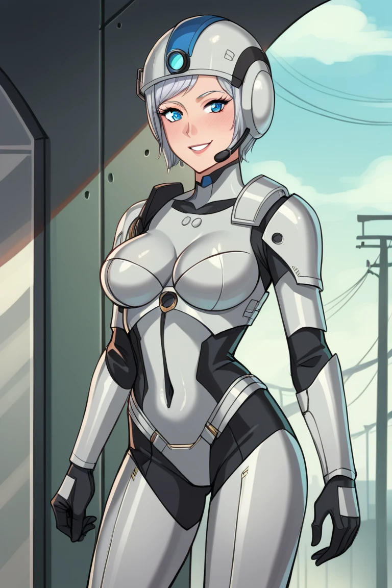 Score_9, score_8_up , score_7_up , Selene Skyler is a pilot and techno - SeaArt AI