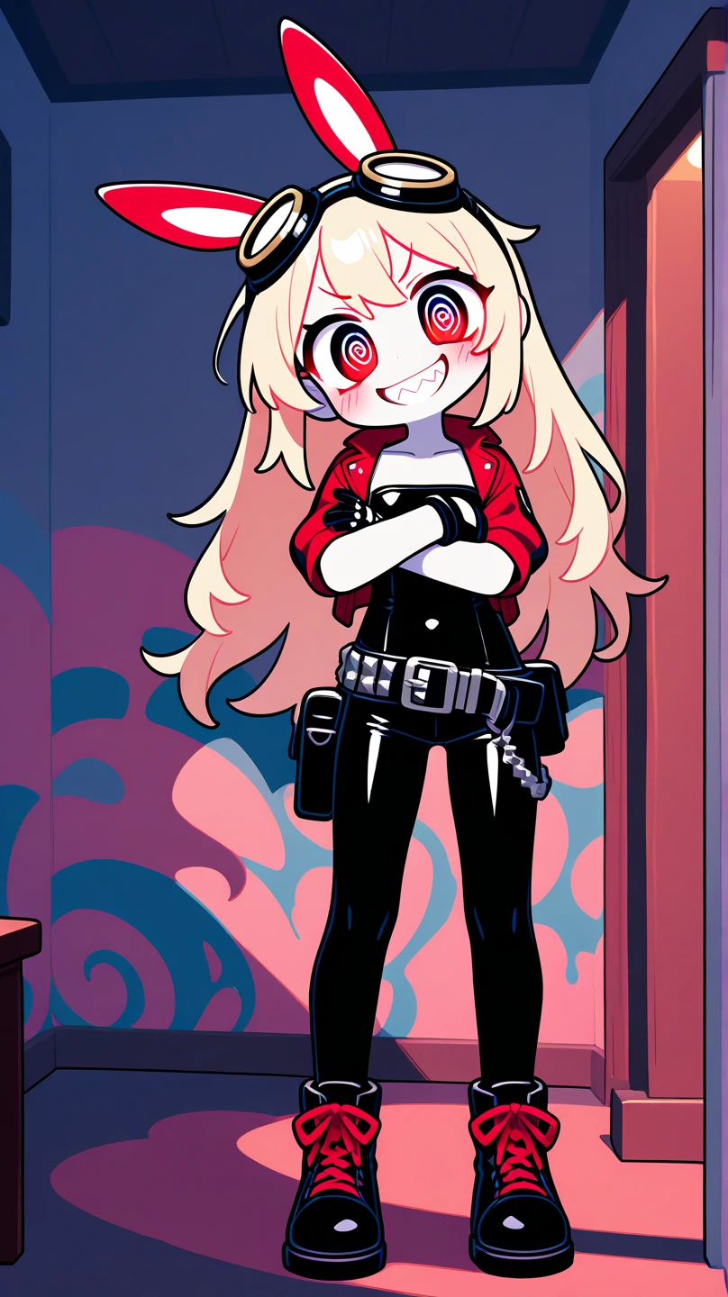 Punk Rabbit Girl (wicked smile)