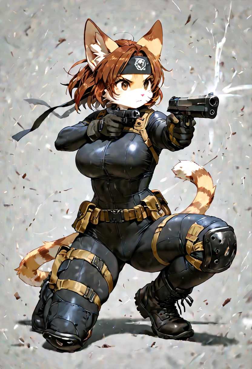 1girl, (furry, kemono:1.3), cat girl, animal nose, catears, cat tail ...