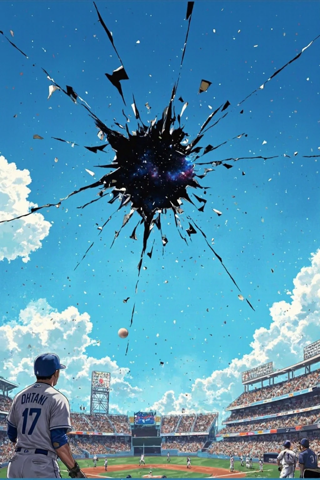 （0113）Cracked Sky/碎裂的天空/ひび割れた空