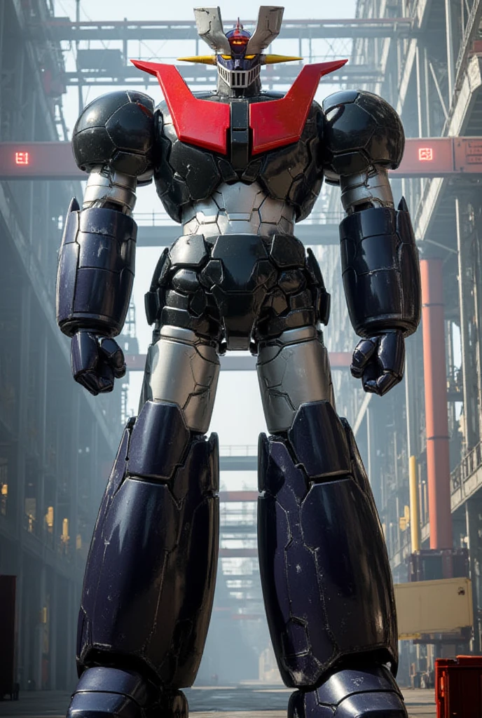 A very realistic version of the giant Mazinger Z , stand intelligently ...
