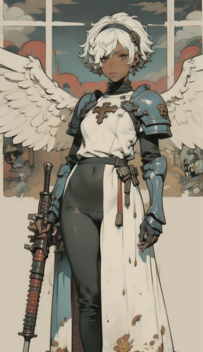 1 woman, High Definition Art , girl in armor , armor, full body - SeaArt AI