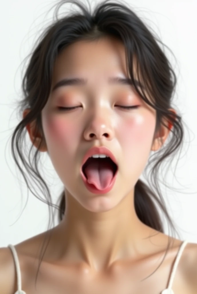 Ultra Fine 。 reality。 brown skin。 headshot photo of an Asian teenage gir - SeaArt AI