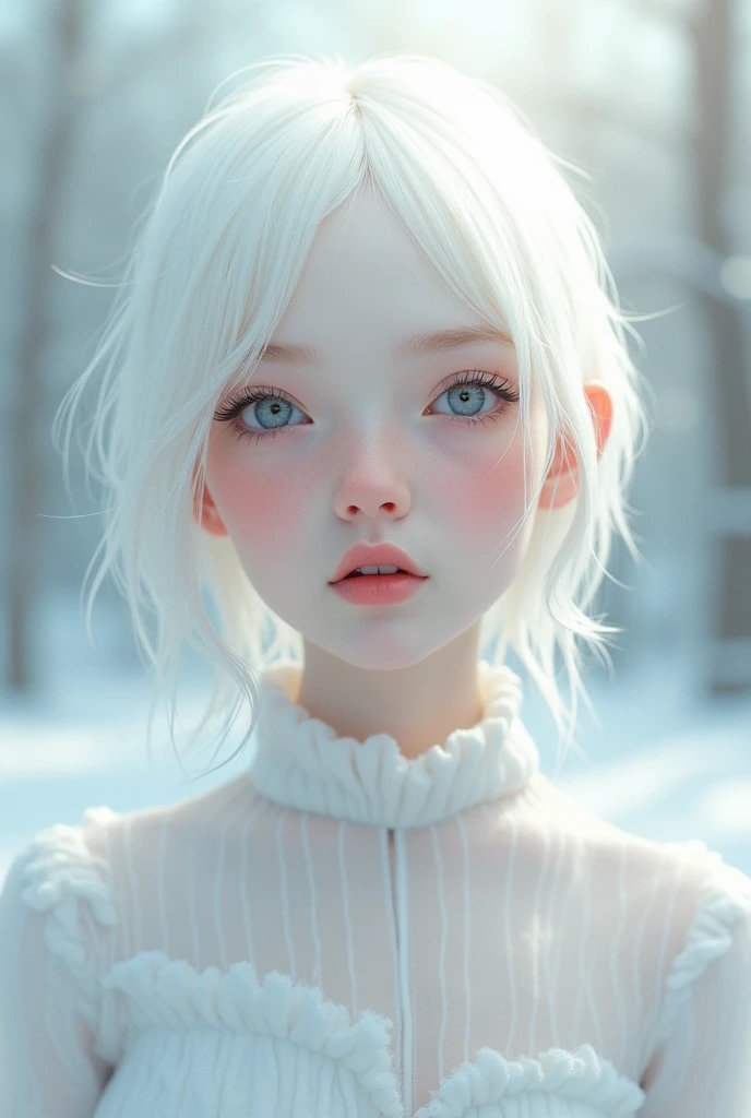 Albinism poster - SeaArt AI