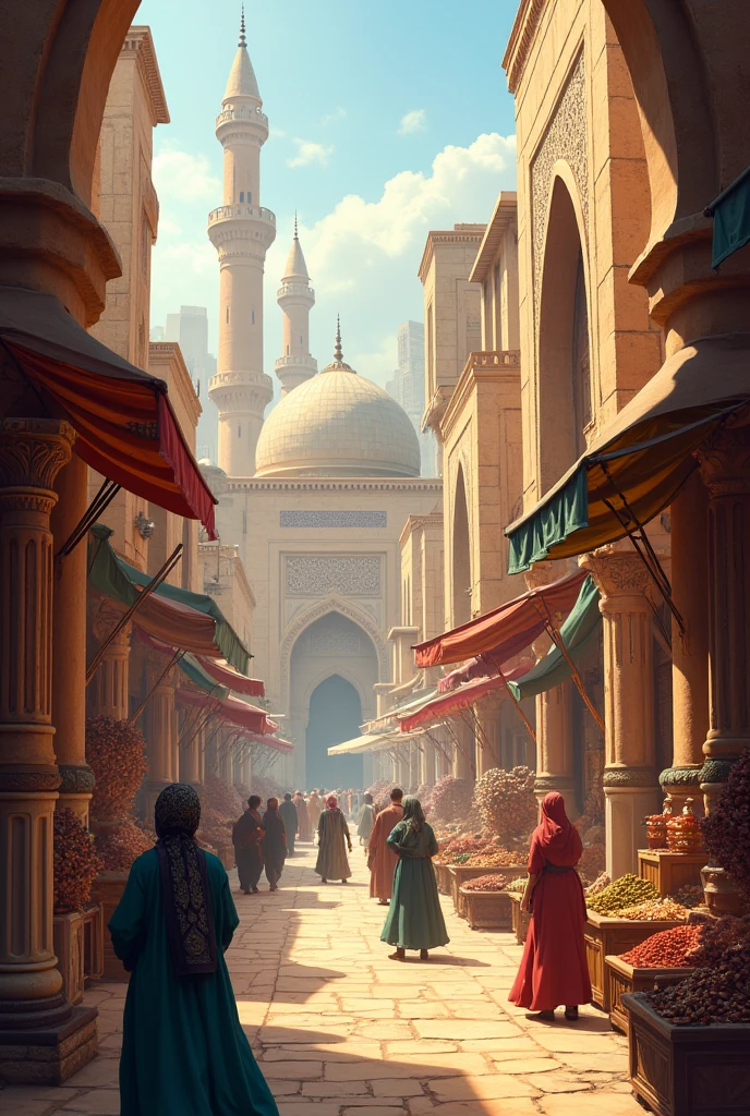 Make it look more real and portray the side of an Arab place - SeaArt AI