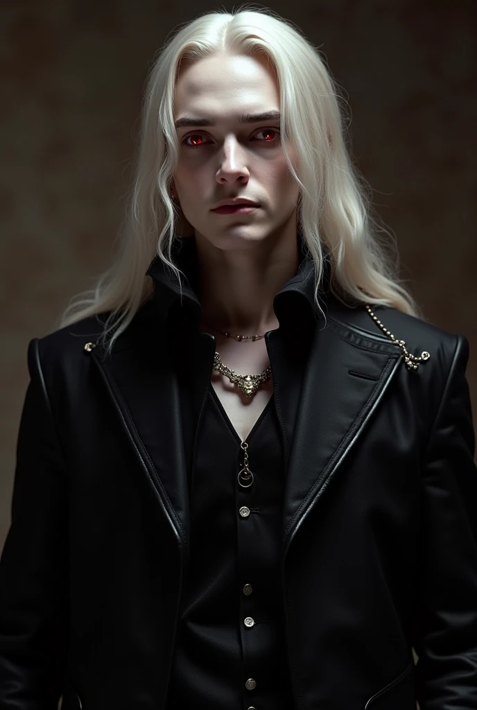 Create the image of the vampire Caius Volturi with the description of ...