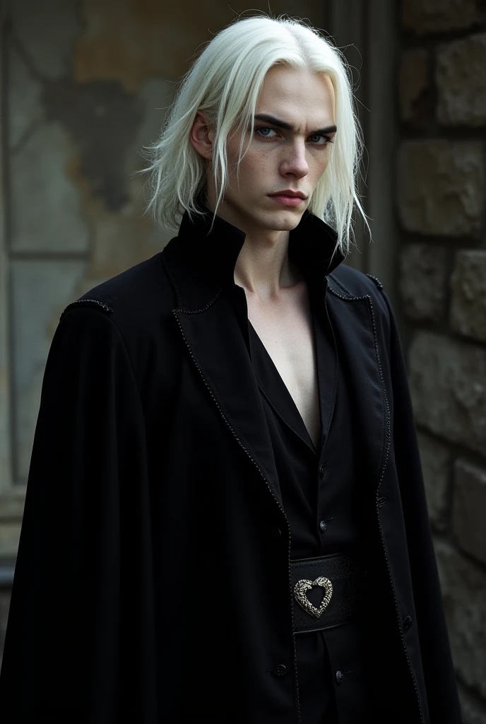 Create the image of the vampire Caius Volturi with the description of ...