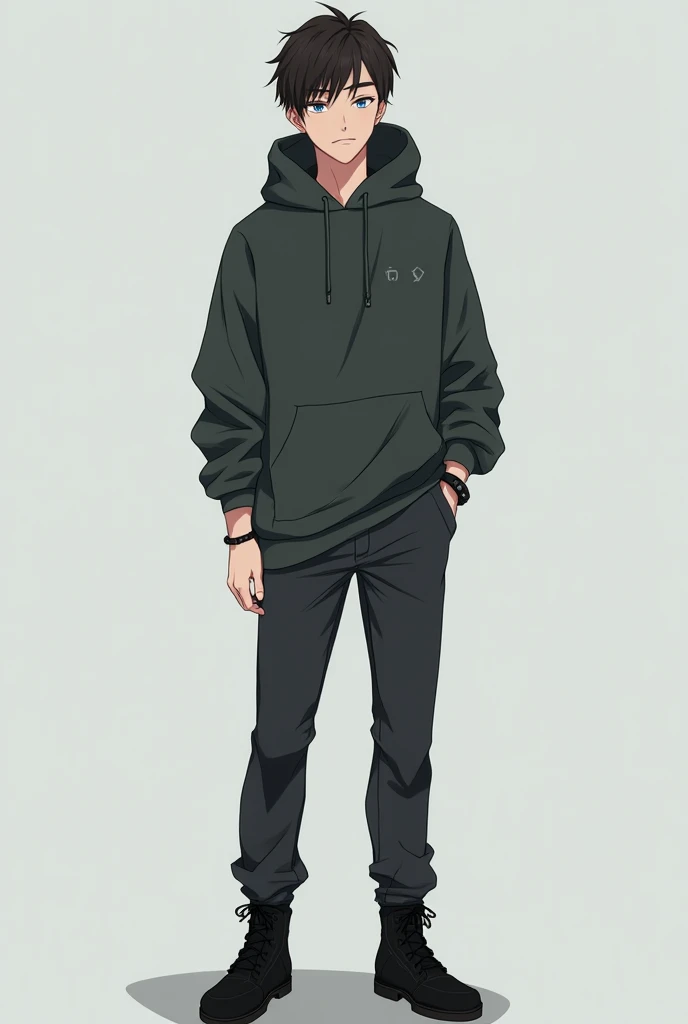 2d guy in anime style. **Appearance:** - **Facial Features: - SeaArt AI