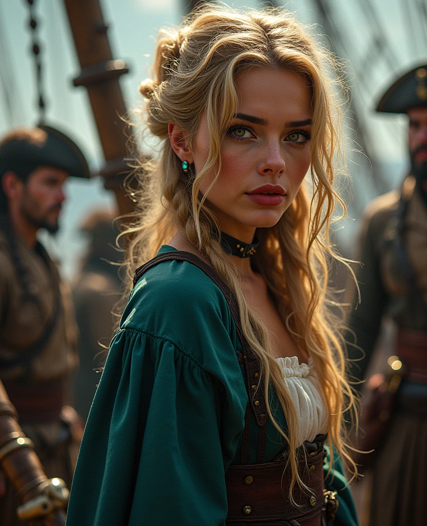 Danielle van de Donk, full body potrait of a photorealistic beautiful ...