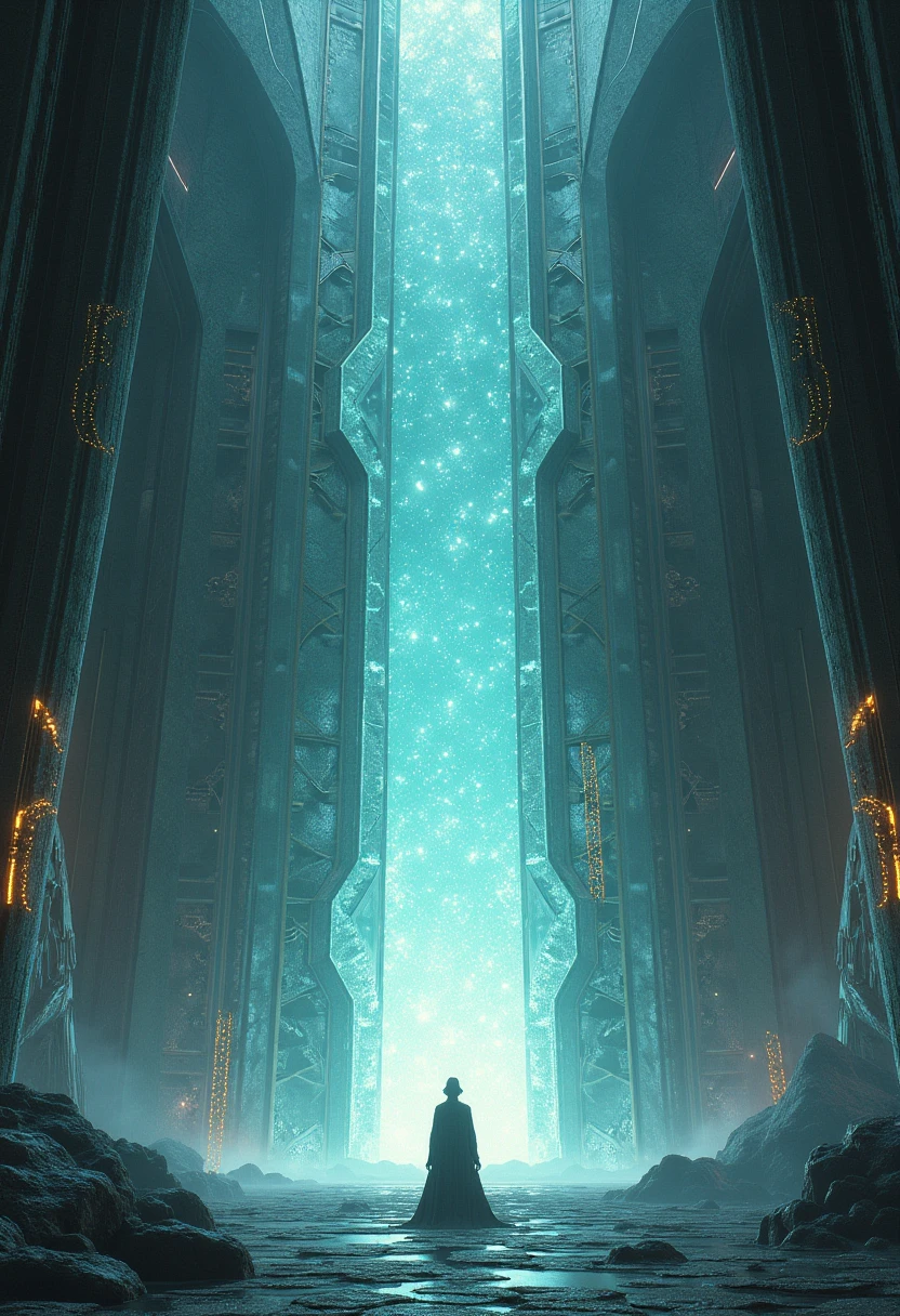 a crystal hole，Kryptonian abode - SeaArt AI