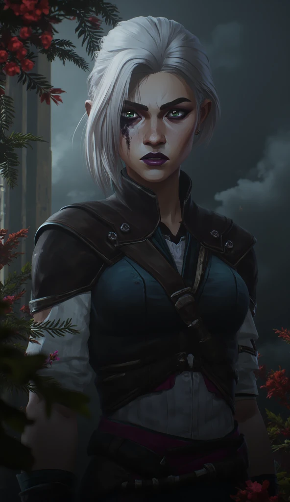A highly detailed and realistic full body portrait of Ciri from The ...