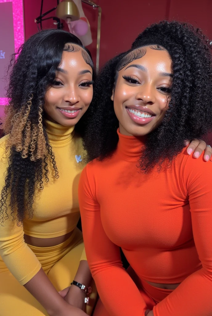 A picture of a slim pretty black girl from Atlanta black baddie girl ...