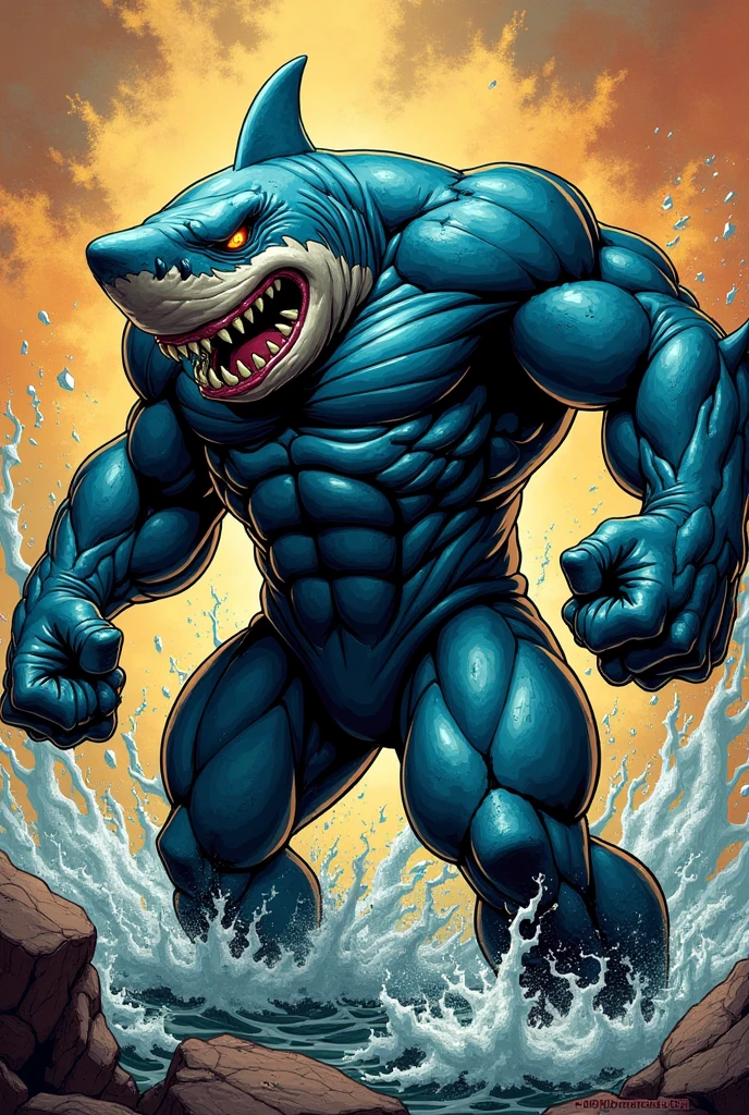 Create Jeff the shark from marvel - SeaArt AI