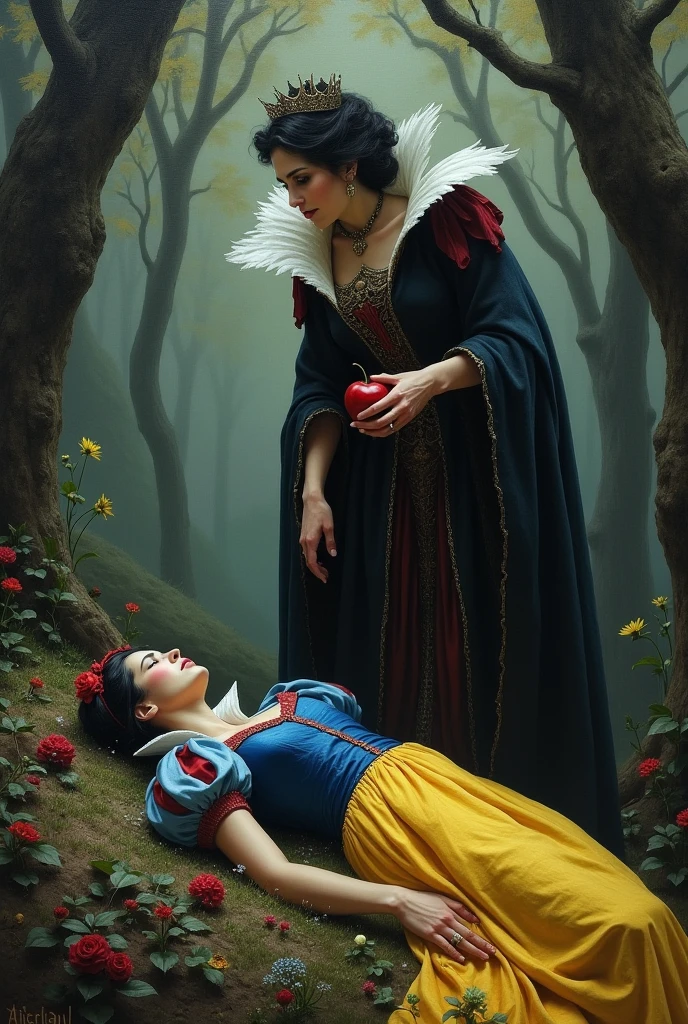 The Death of Snow White - SeaArt AI