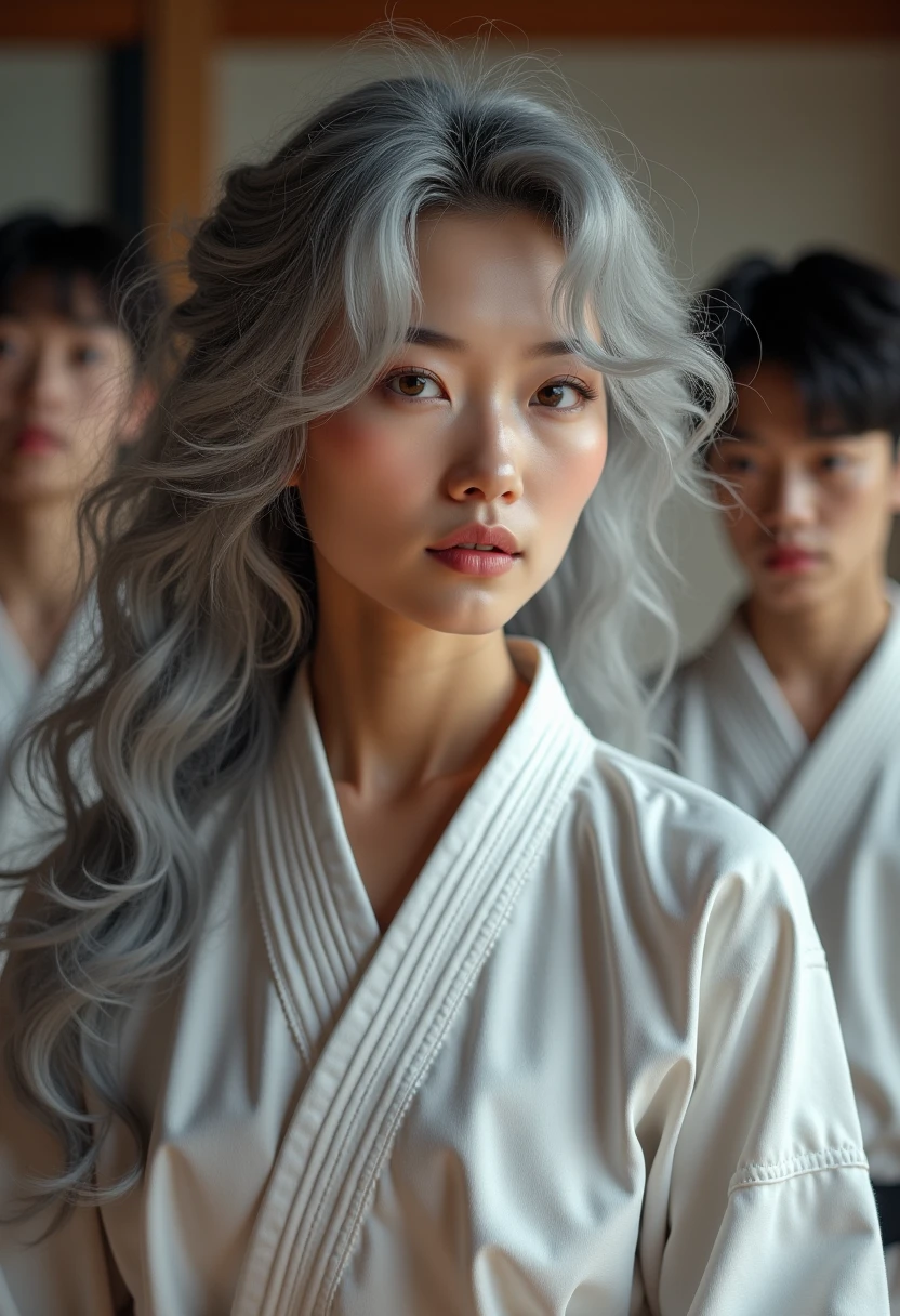 Extremely photorealistic beautiful youthful looking Japanese version of ...