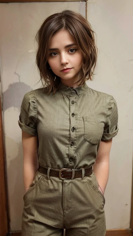 Pretty girl, forest,Pixie haircut, petite body, moans, short stature ...