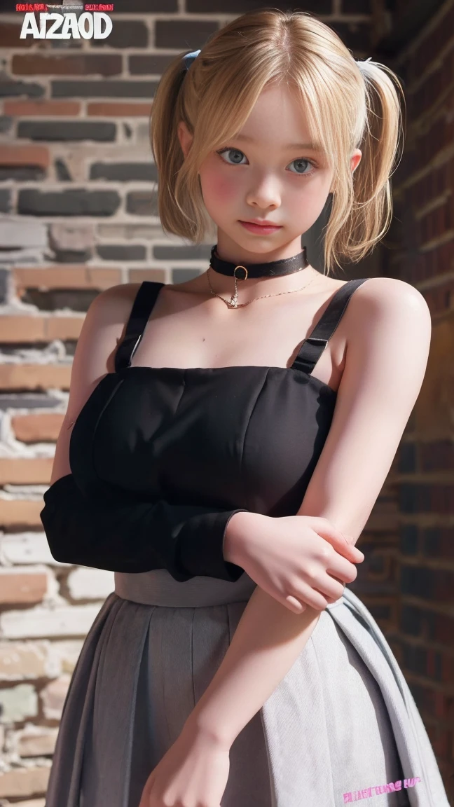 Emma Myers, absurd, best quality , 1 girl, Alone,Blonde, choker - SeaArt AI