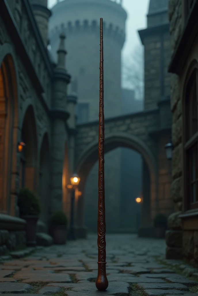 Make a 35-centimeter wand inside the Harry Potter universe made of elm ...