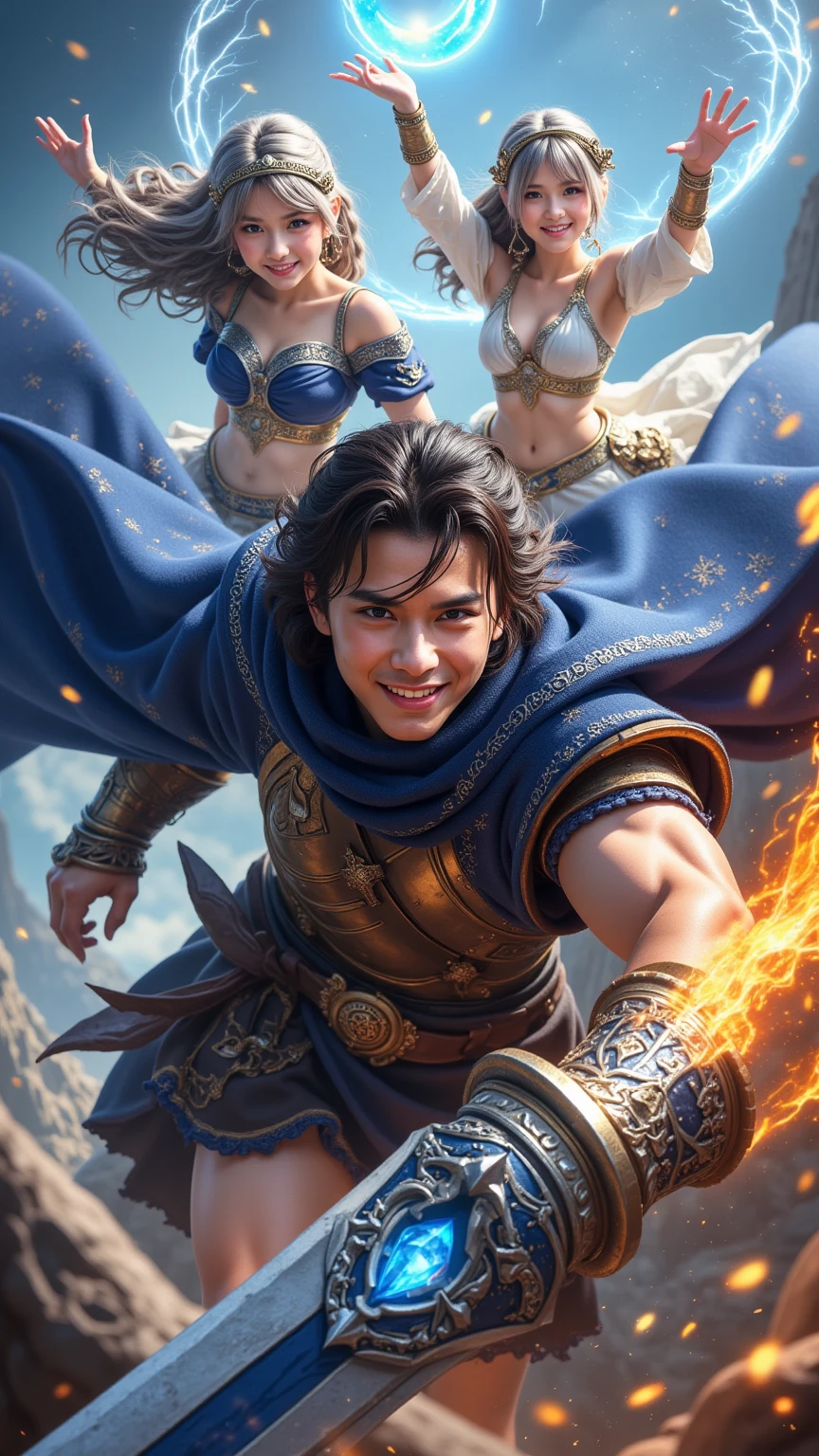 Una experiencia impresionante, Una escena de batalla llena de acción se ...