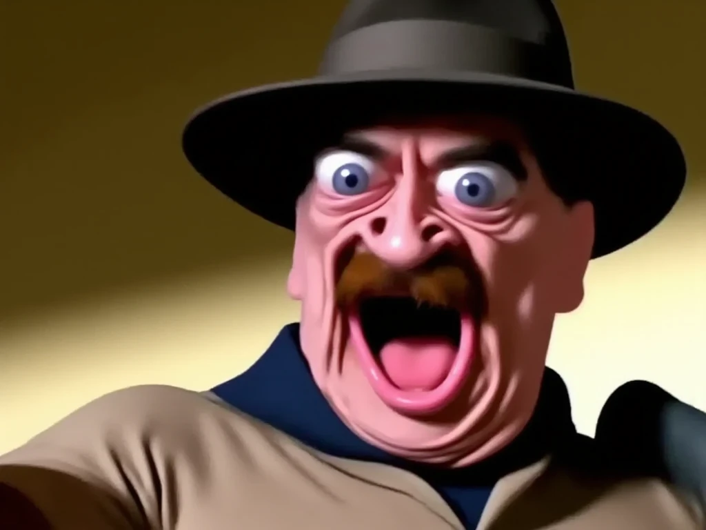 Cel shaded, night at the museum, president, absurd, silly - SeaArt AI