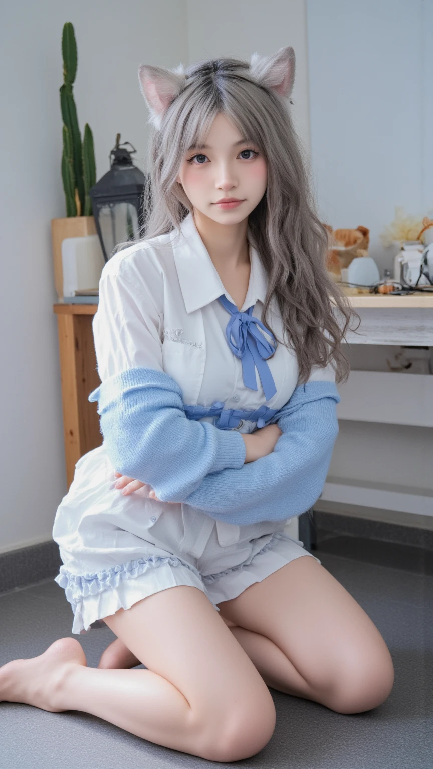 Young European and American Women ，Big Breasts，Upper chest， Tiniff Blue ...