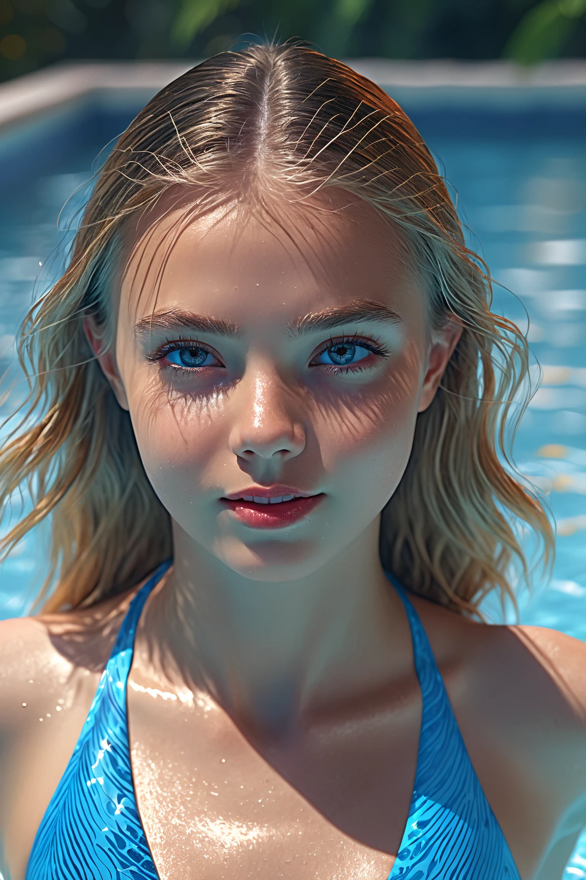 White girl, ((Anglo-Saxon)) , 12yo, world's most beautiful model posing for a p - SeaArt AI