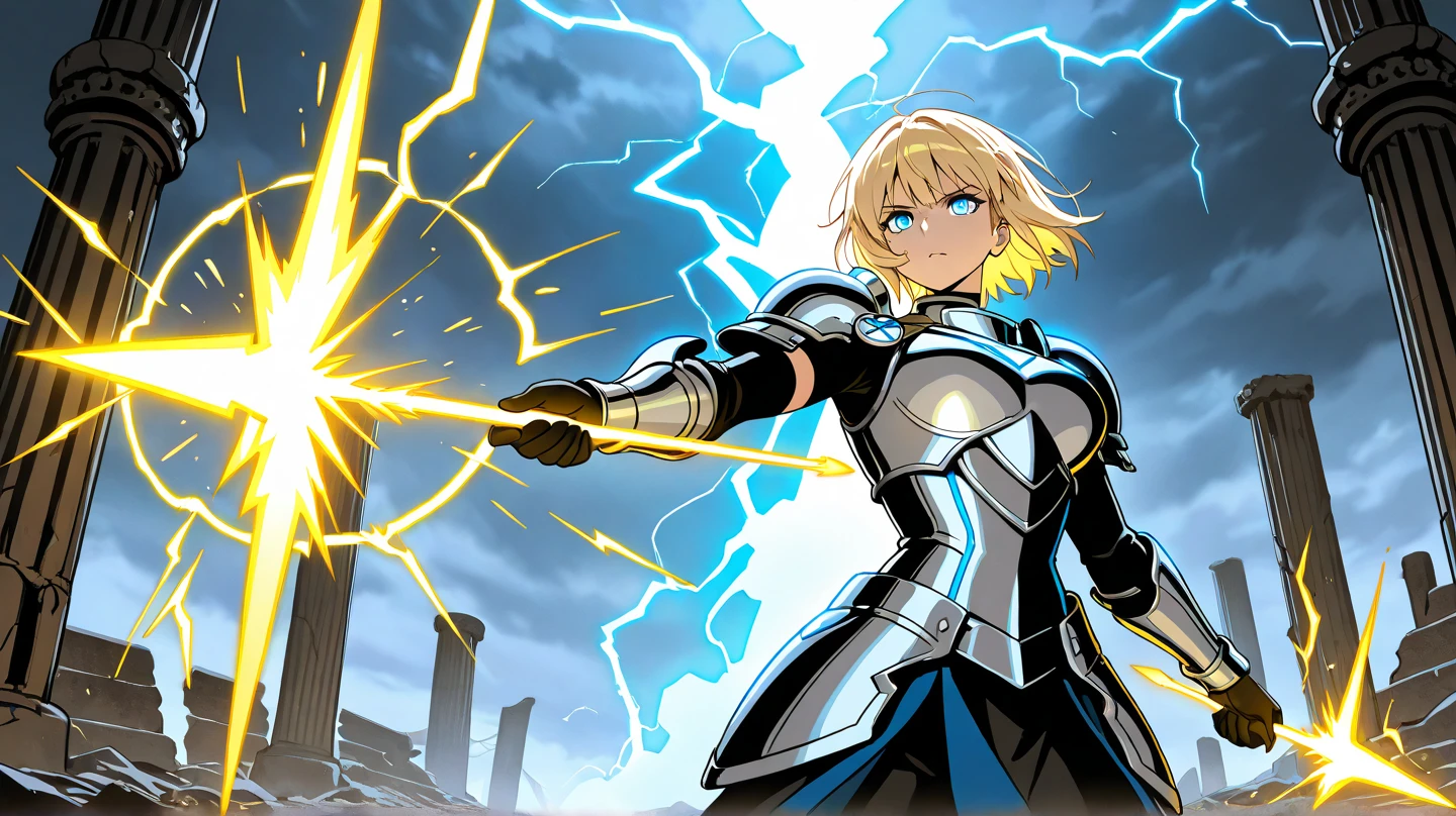 A highly detailed digital artwork of a legendary female archer with ...