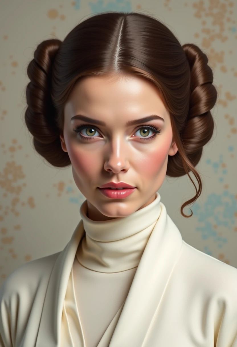 Sexy, Carrie Fisher, Princess leia, elegant Beauty, photrealistic - SeaArt AI