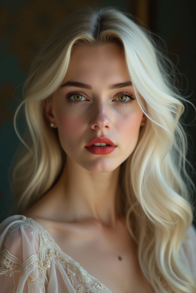 Make an image of a Polish woman- Aleman has a mesmerizing air of ...