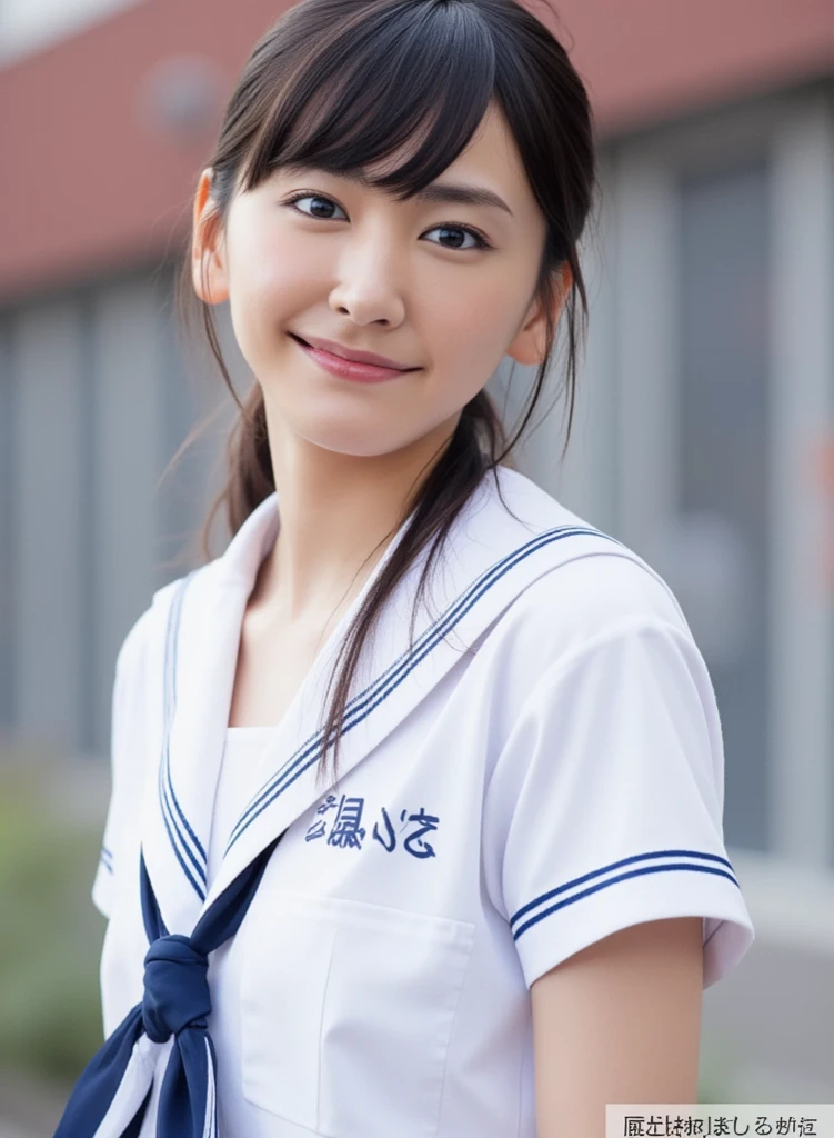 Yui, young Asian woman Her Facial Expression Teeth Are Gentle and ...