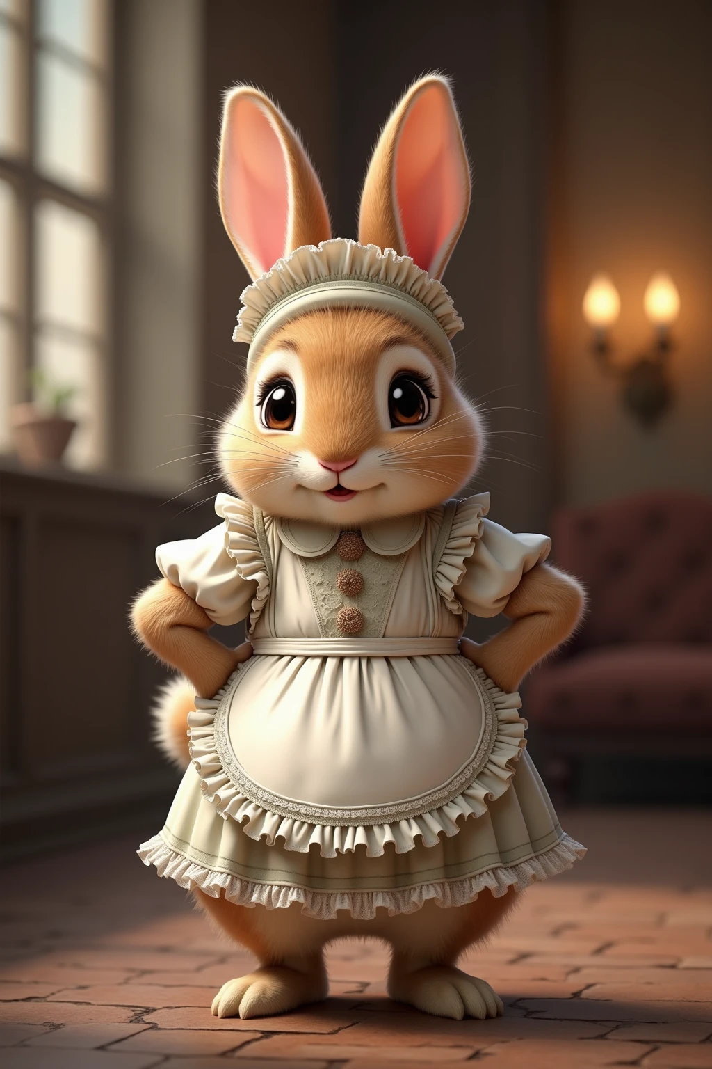 Photorealistic portrait of Dressed animals - a ((fat)) chibi - SeaArt AI