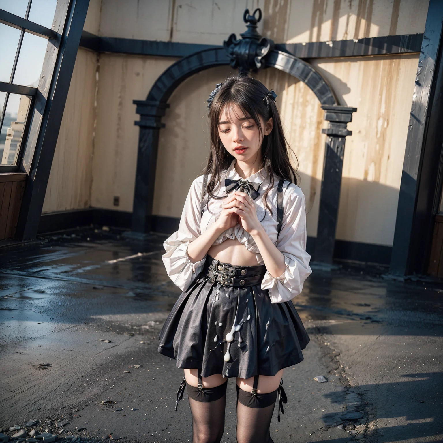 Open belly button, Open belly, See the belly, low waist mini skirt ...