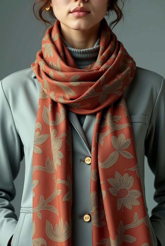 Minimal scarf design for printing, special, unique, realectic - SeaArt AI