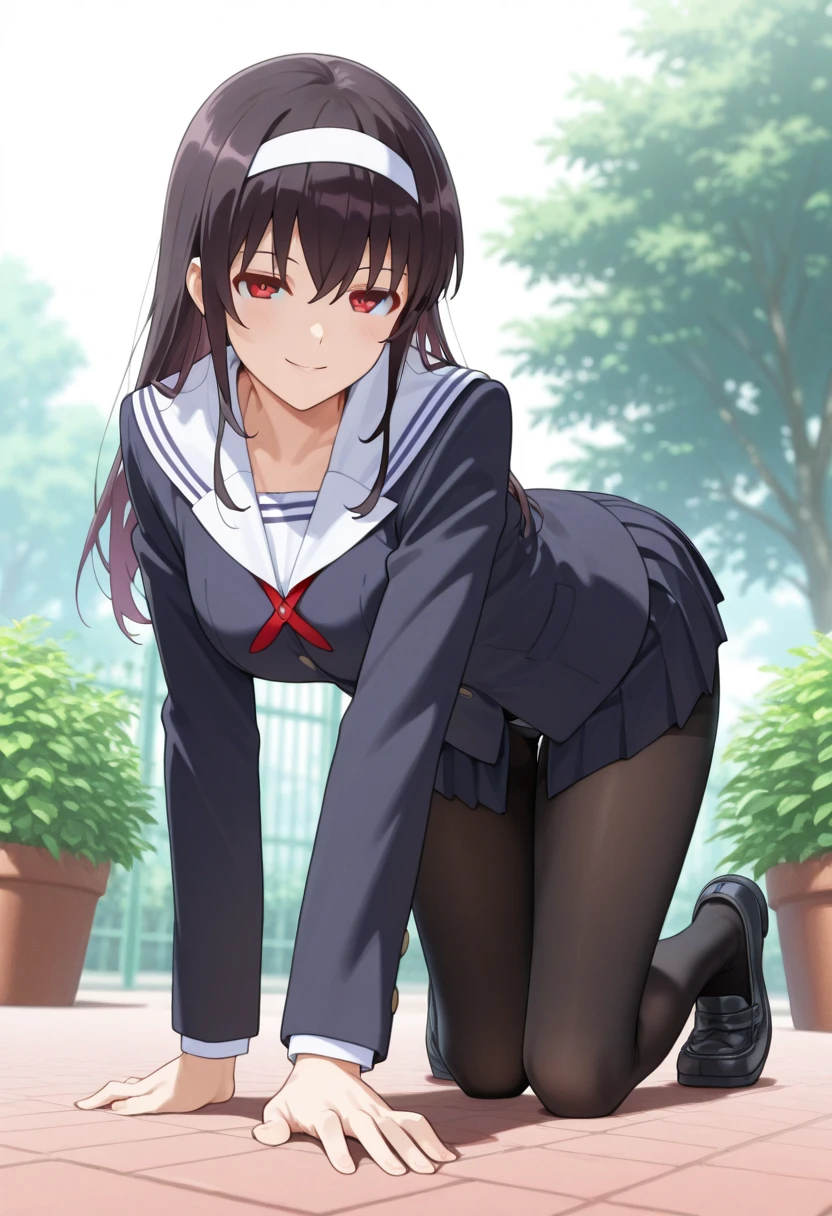 Masterpiece, best quality, very aesthetic, 1girl,utaha black hair - SeaArt AI