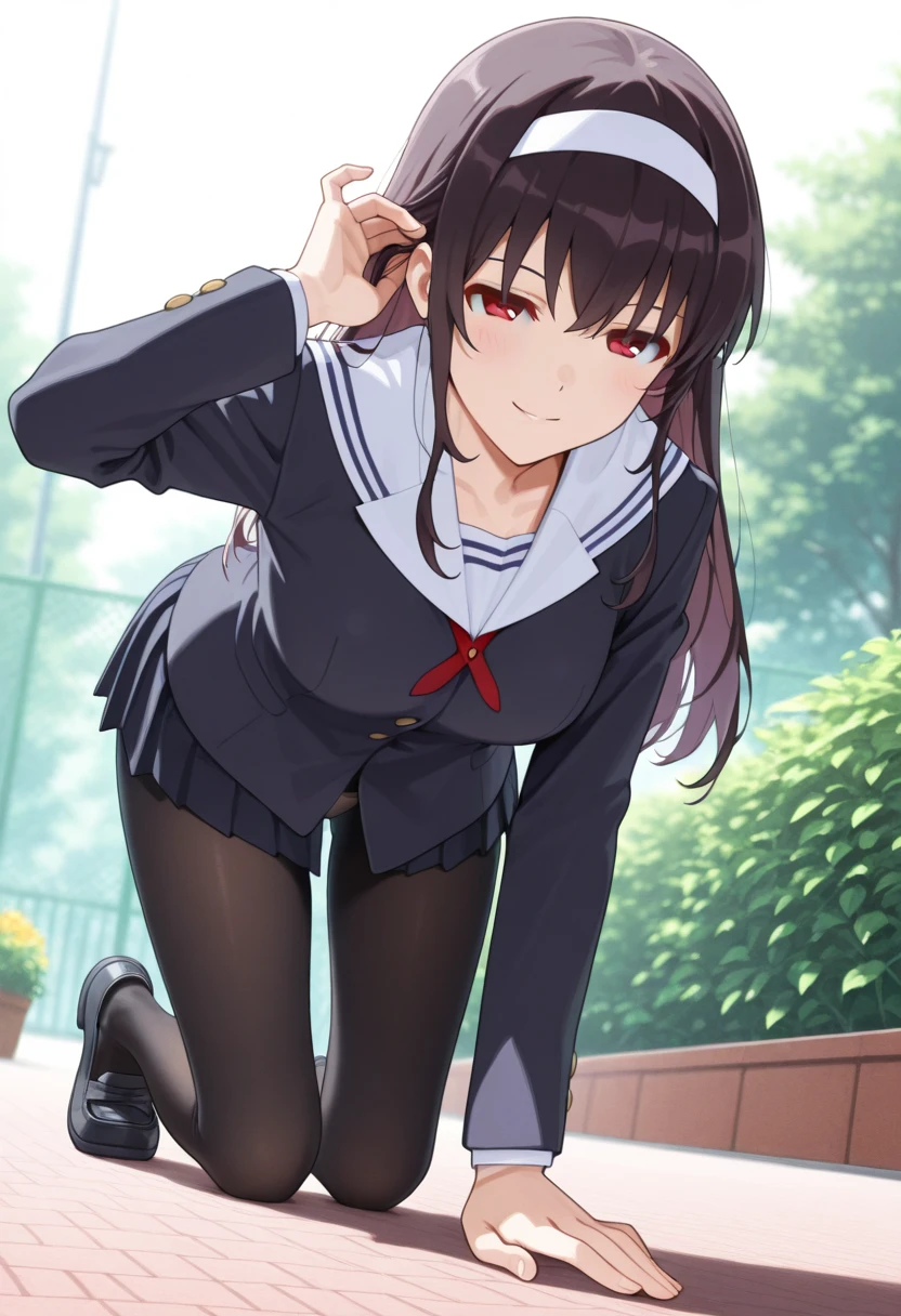 Masterpiece, best quality, very aesthetic, 1girl,utaha black hair - SeaArt AI