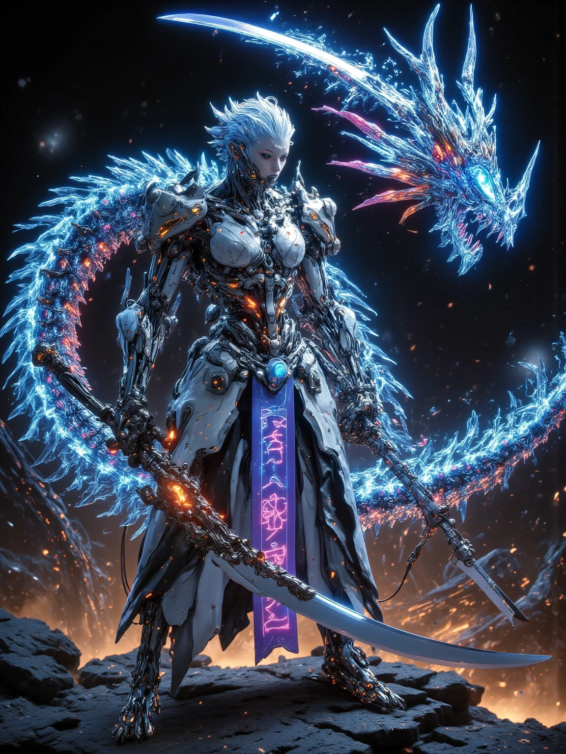 A Loli smith turns into a warrior, Her frost-soaked face was filled ...