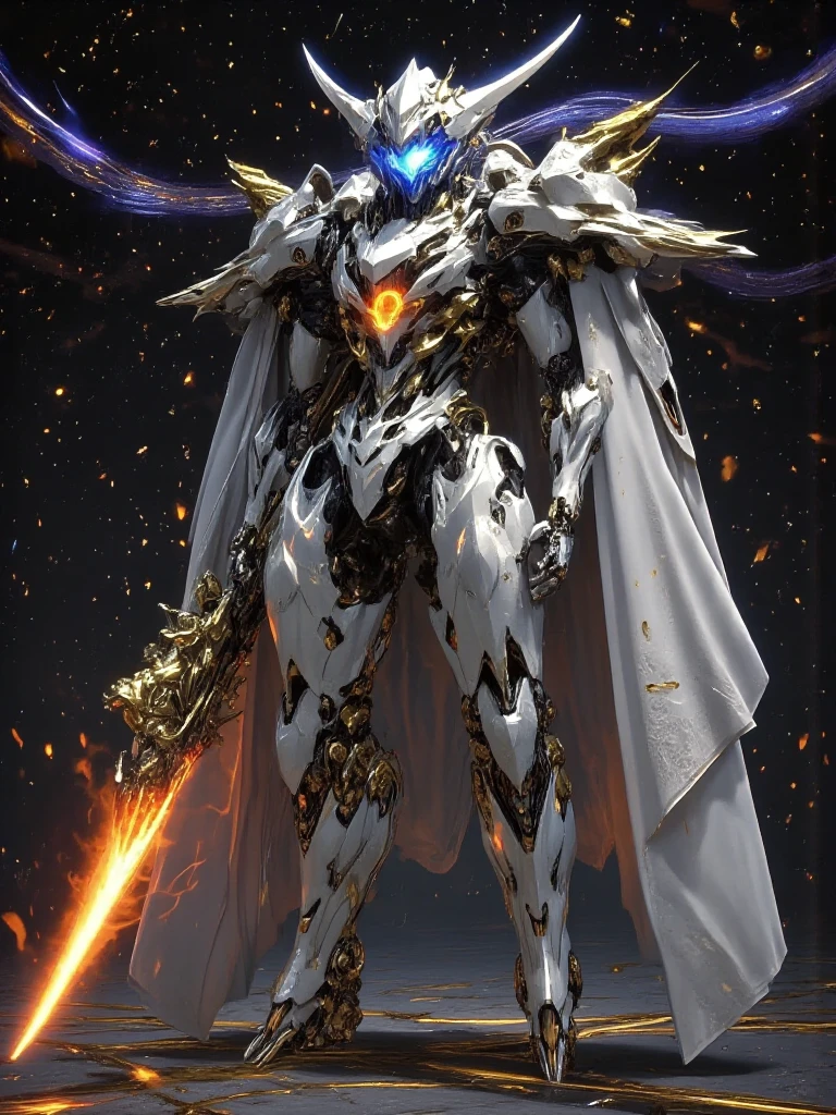 Giant robots in cities，( full body portrait:1.9)，(vision:1.8 - SeaArt AI