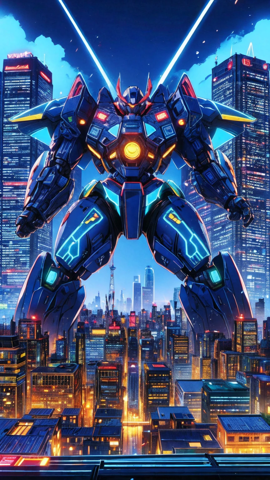 (0120)テーマ:Giant Robot in the City/超大机器人/都市の中の巨大ロボット