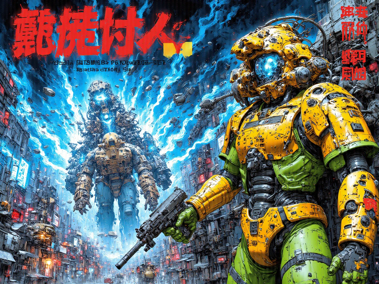 Giant Robot in the City