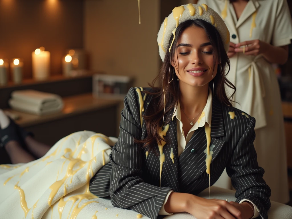 high definition , side view. Full-length body . Smile - SeaArt AI