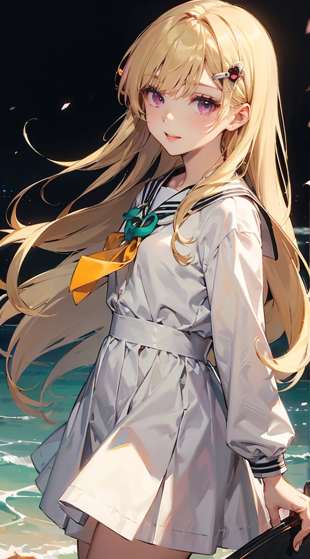 Yashiro nene, yashiro_nene, pale cream hair with fade seafoam green ...