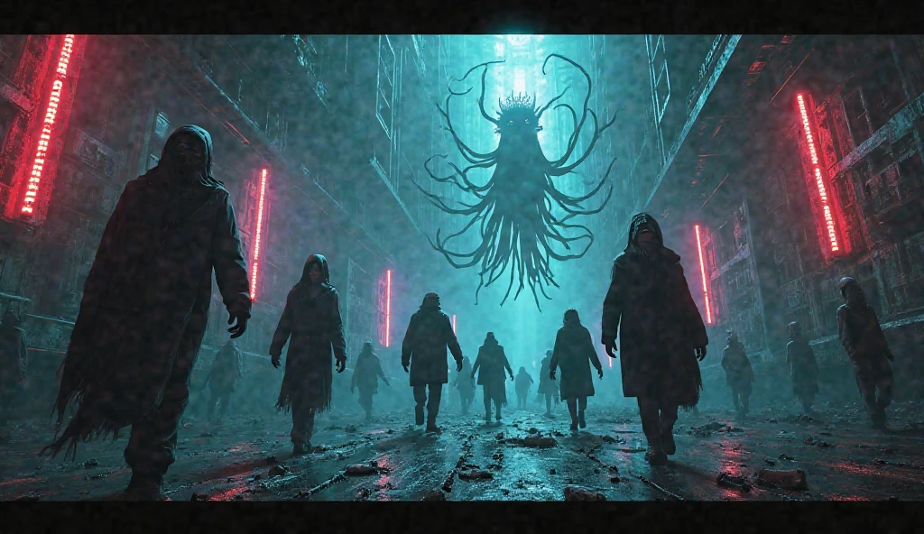 Squid game horror and scary - SeaArt AI