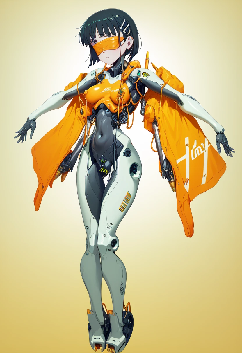 Safe for work, girl captured by a large robot as a biological unit ...