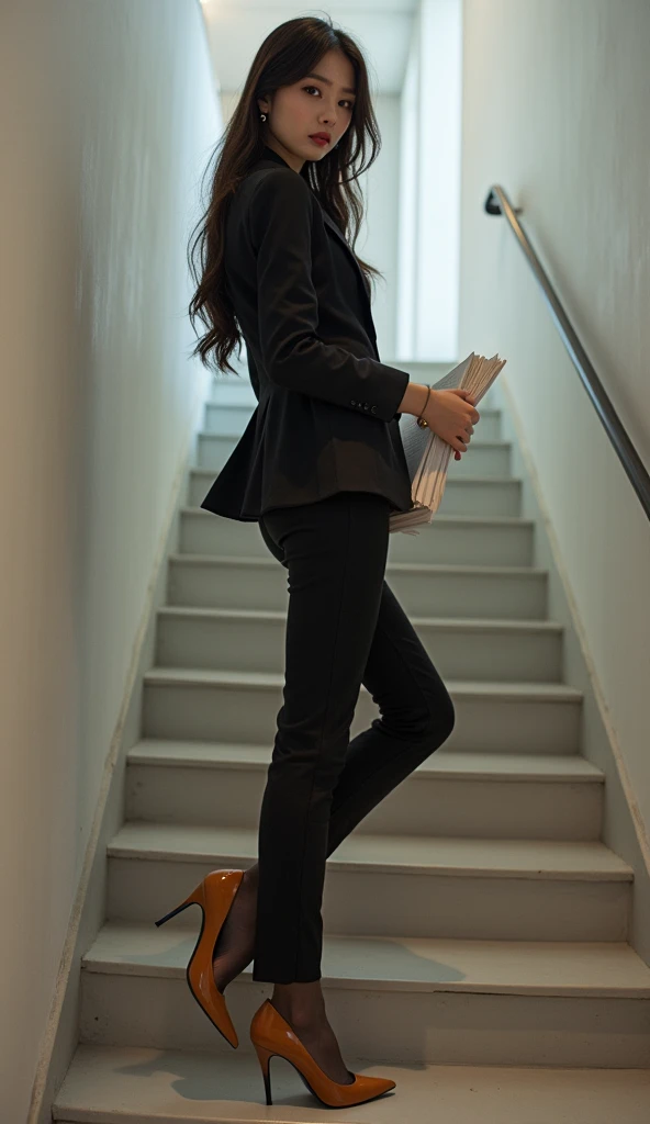 Slant Rear Shooting, Viewpoint close to the ground , real photo - SeaArt AI