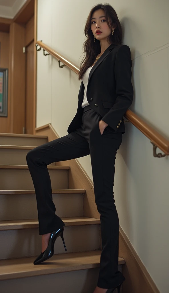 Slant Rear Shooting, Viewpoint close to the ground , real photo - SeaArt AI