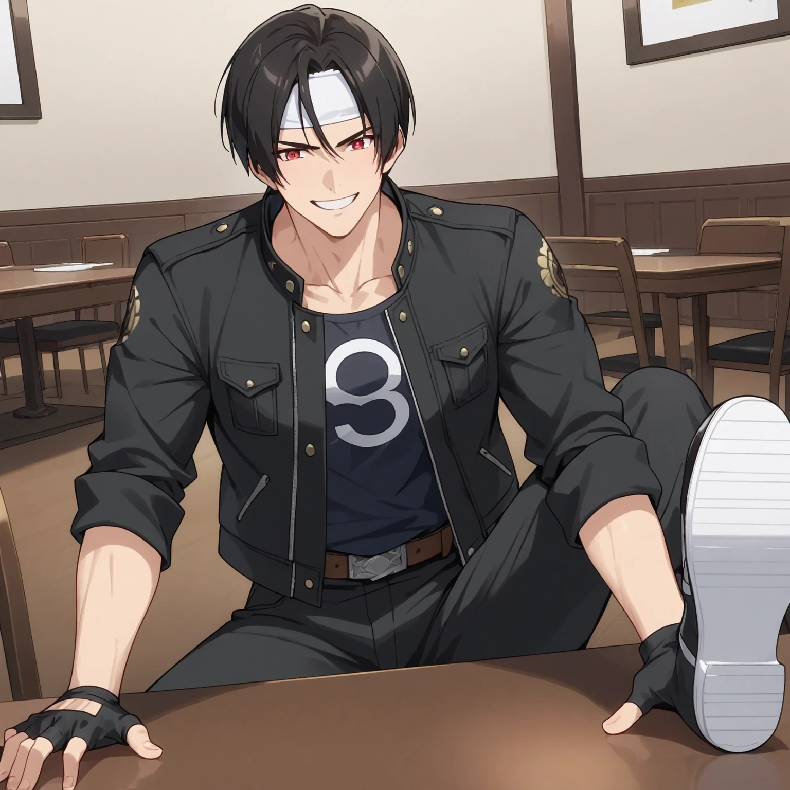 Animation screenshot, masterpiece, highest quality, focus on one boy ...