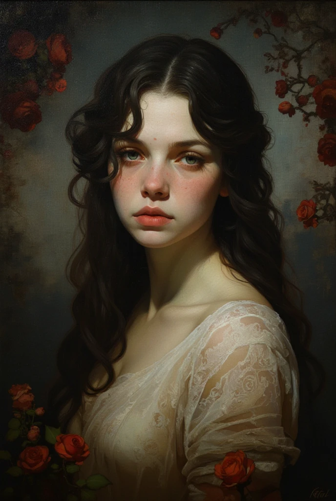 Create a portrait of Carmilla by Sheridan Le Fanu, Femme adolescent ...