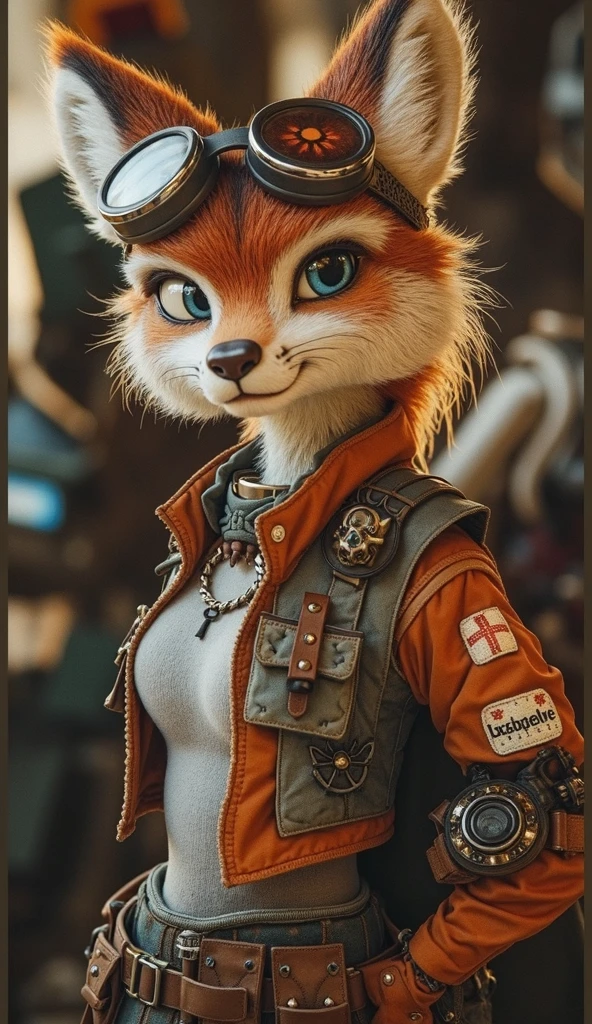 Fox, armada, The name LVE on the gun - SeaArt AI