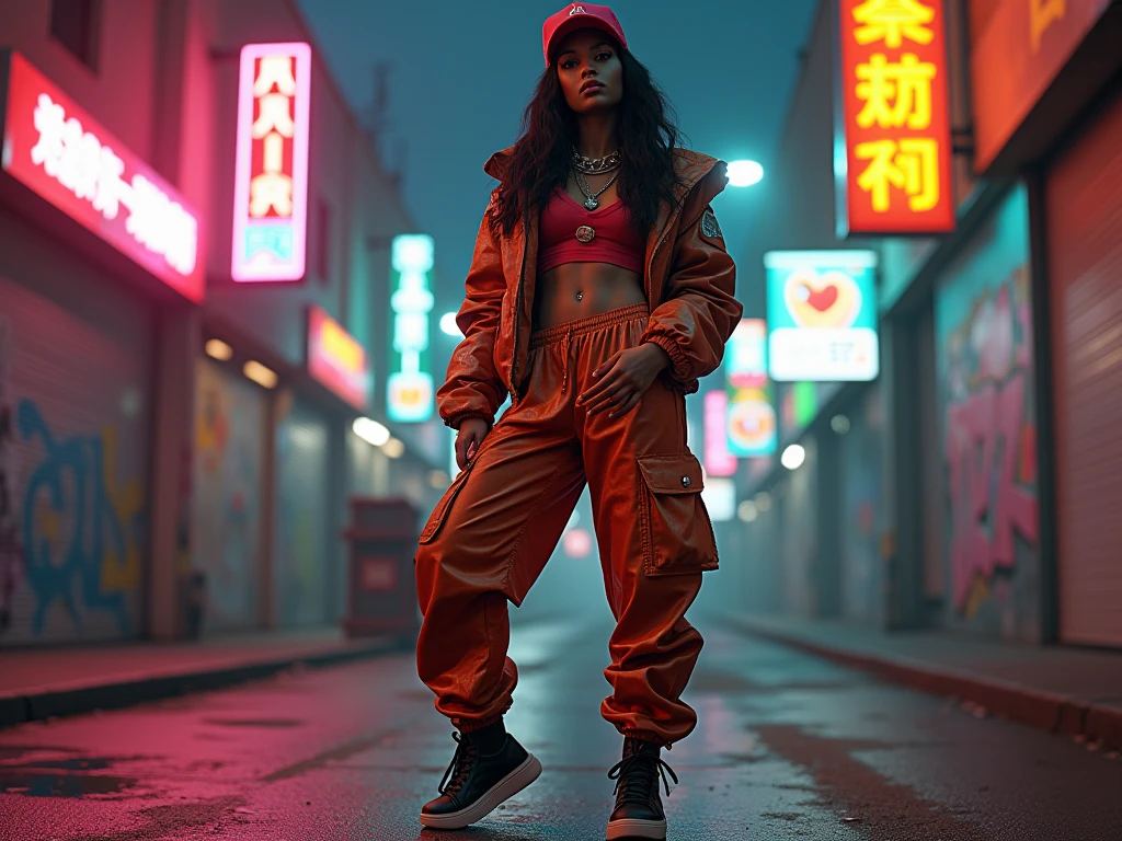 hip hop, woman - SeaArt AI
