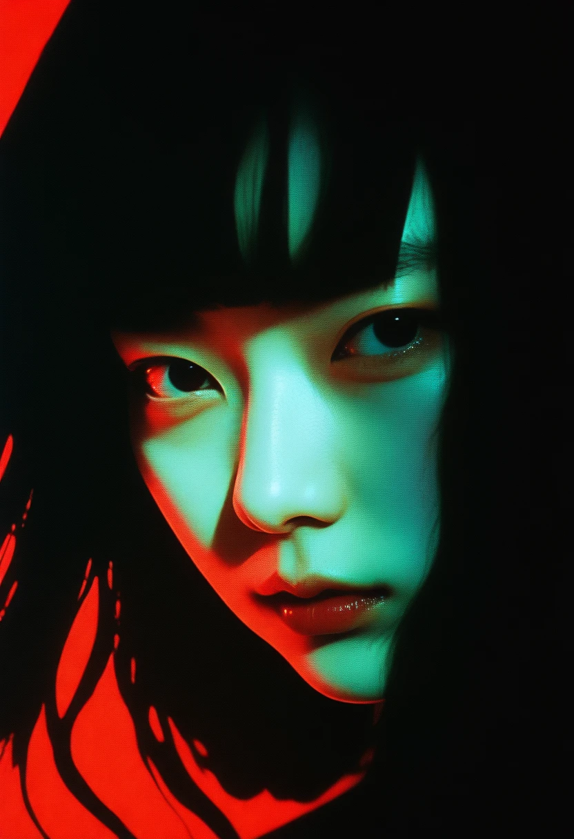 Realistic, Analog style, vhs style, 8mm film, chromatic aberration ...